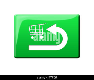 return to shopping cart Stock Photo - Alamy