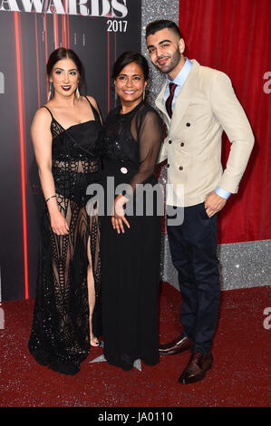 Mandy Thandi arrives at the 2017 British Soap Awards on the 3rd June at ...