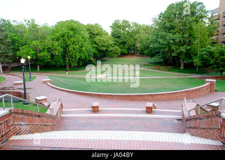 View onto Court of North Carolina (grass field) from 1911 Building at ...