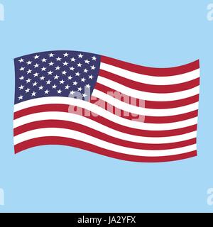 USA flag in style vector Stock Vector Image & Art - Alamy