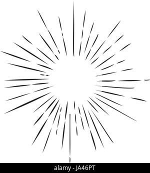 Retro stars, sunburst symbols. Vintage sunbeam icons. Black shopping ...