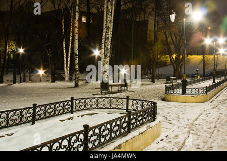 night landscape, city Perm, Russia Stock Photo - Alamy
