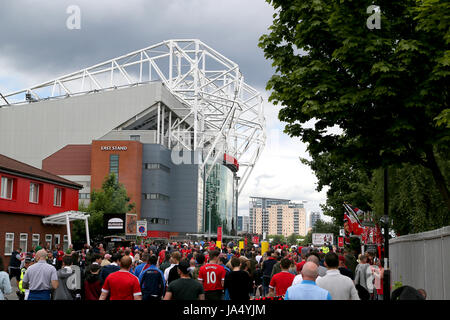 The East Stand of Old Trafford, Manchester United's Football Stadium at ...
