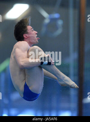Matty Lee in the Mens 10m preliminary round during the British Diving ...