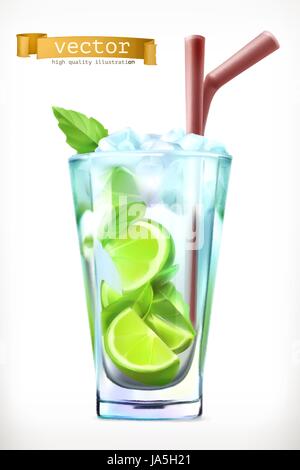 mojito cuban cocktail Stock Vector Image & Art - Alamy