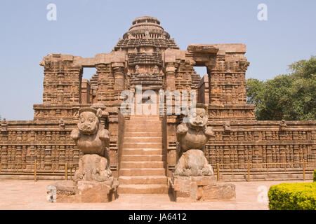 Lion Statue of Konark Temple India. Mythical Lion ( Protector of Konark ...