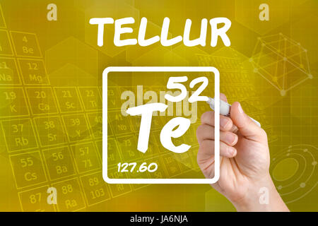 Tellurium is a chemical element with symbol Te and atomic number 52 ...