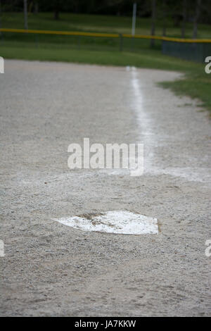 Baseball Field First Base Line Stock Photo - Alamy