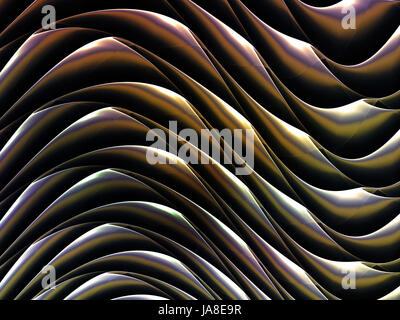 Alien Skin series. Backdrop of colored metallic textures on the subject ...