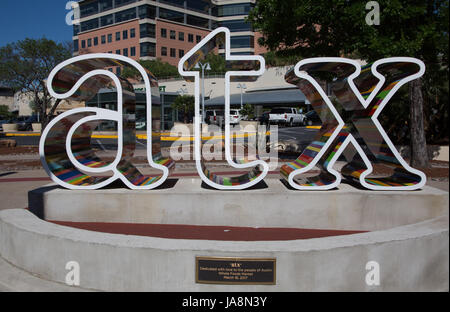 ATX sign at Whole Foods in downtown Austin, Texass Stock Photo - Alamy