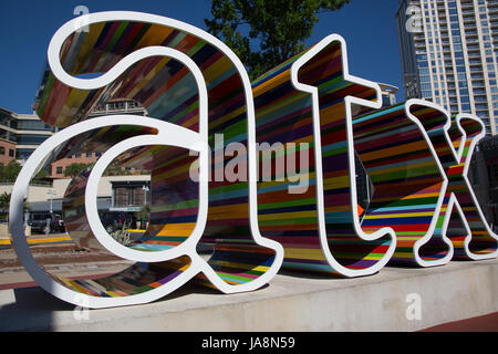 ATX sign at Whole Foods in downtown Austin, Texass Stock Photo - Alamy