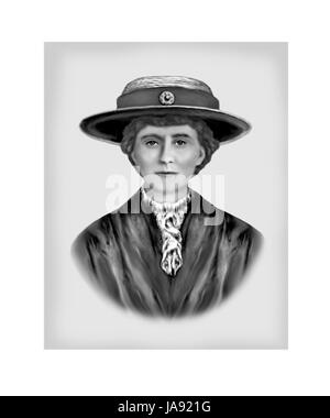 Emily Davison, 1872-1913, English Suffragette Stock Photo - Alamy