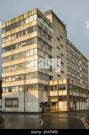 Run down office block awaiting demolition as part of the Friarsgate ...