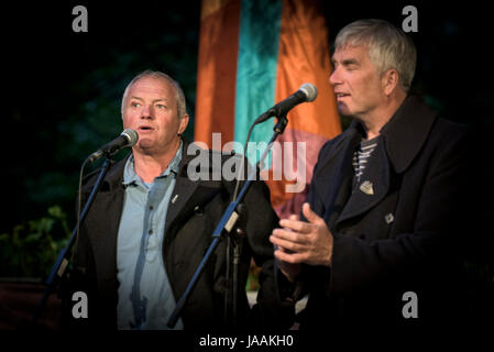 John Lethbridge from Fisherman’s Friends singing at Trebah Garden ...