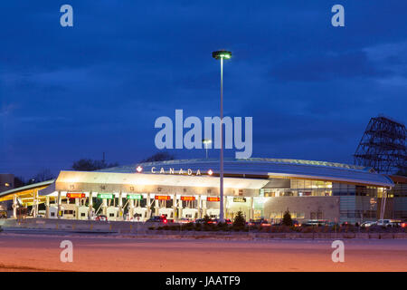 A Canada Border Services Agency (CBSA) marked cruiser is seen at the ...