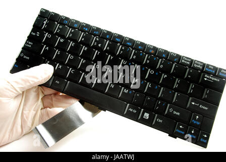 picture of a computer keyboard showing the individual keys Stock Photo ...