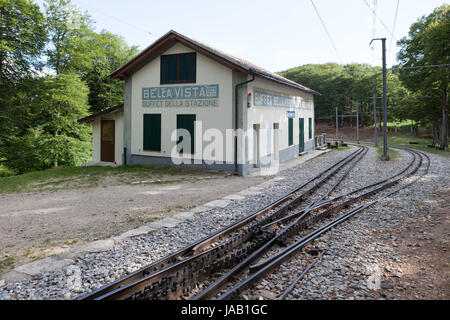 Bellavista railway station on the line Capolago - Monte Generoso ...