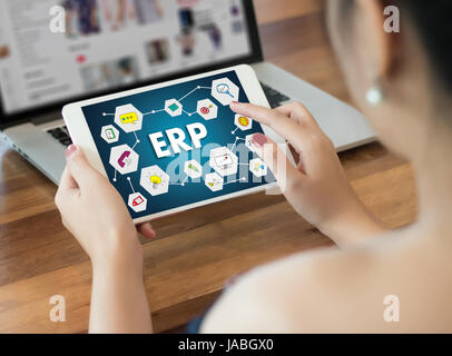 ERP navigation Business, Technology, Internet and network Stock Photo ...