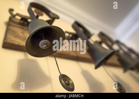 Servant's bells in a large old house Stock Photo - Alamy