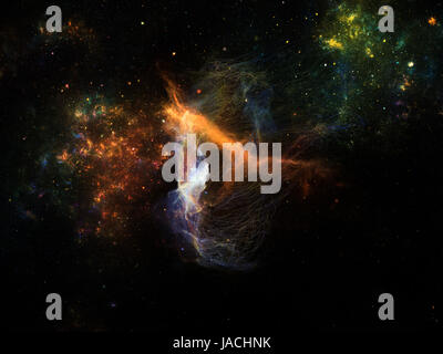 Fractal Nebulae series. Backdrop of fractal textures and lights on the ...