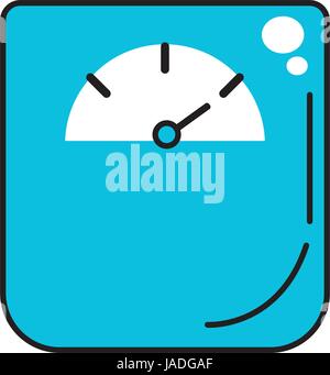Illustration of a Weighing Scale with Kilogram and Kg Lettering Stock ...