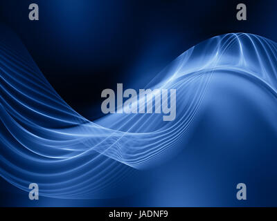 Fractal Wave series. Background design of fractal sine waves and color ...