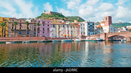 detail of Temo river shore in Bosa, Sardinia Stock Photo - Alamy