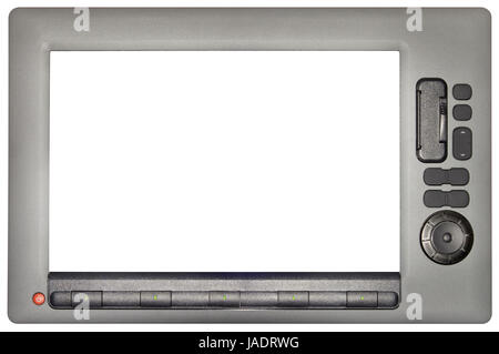 Loran Navigation Tablet Device Isolated with Clipping Path Stock Photo ...