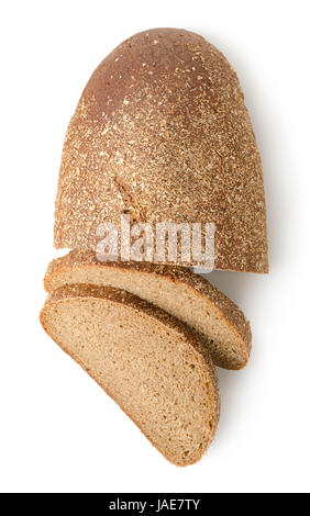 Rye braed isolated on a white background Stock Photo - Alamy