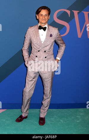 Fashion editor Hamish Bowles attends the fourth annual Women's Wear ...