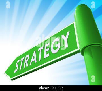 Strategy Icons Sign Meaning Plans Symbols And Strategic 3d Illustration ...