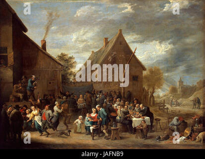 David Teniers - Peasant Wedding Stock Photo - Alamy