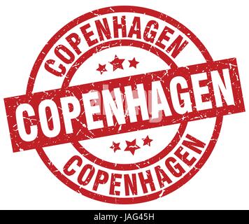 Copenhagen stamp. Copenhagen grunge round isolated sign Stock Vector ...