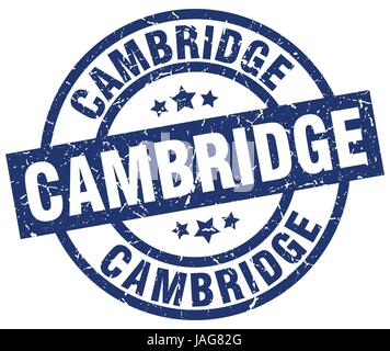 Cambridge blue round grunge stamp Stock Vector Image & Art - Alamy