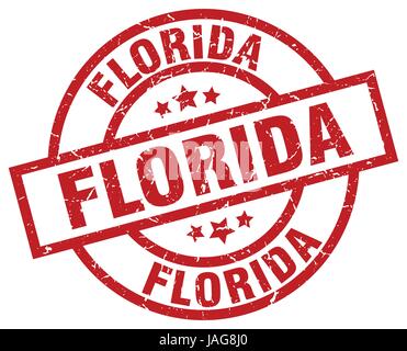 Florida stamp. Travel red rubber stamp with the map of US state, vector ...