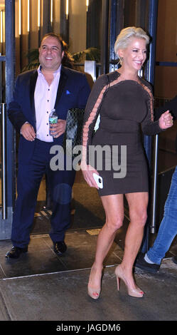 Dorinda and Richard Medley leaving WWHL Featuring: Dorinda Medley ...