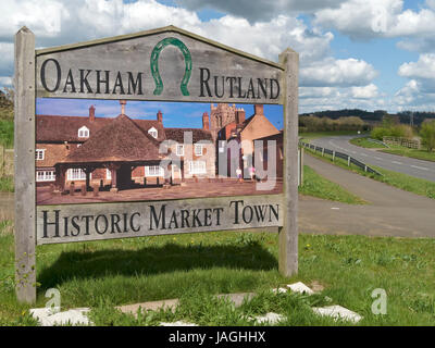 Town centre, Oakham, Rutland, England UK Stock Photo - Alamy