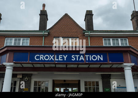 Croxley London Underground Station Stock Photo - Alamy