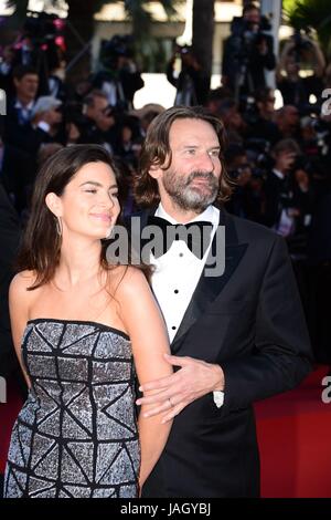 Frederic Beigbeder arriving on the red carpet of 'Okja' screening held ...