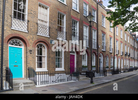 Georgian Houses Duncan Terrace Islington London England UK Stock Photo ...