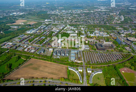 Aerial view, campus of the University of Dortmund with TU and ...