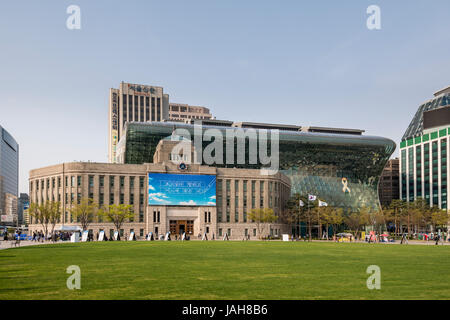 Seoul, Korea - Old City Hall (Seoul Metropolitan Library). Date: 1930s ...