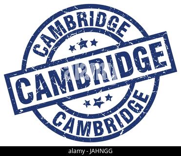 Cambridge blue round grunge stamp Stock Vector Image & Art - Alamy