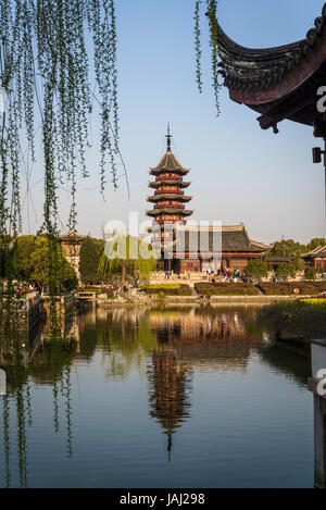 Ruiguang Pagoda, Pan Gate or Panmen Scenic Area, Suzhou, Jiangsu ...