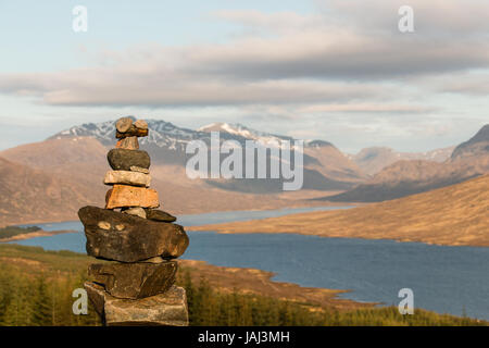 Scottish Loch Garry Scotland UK beautiful lake west of Invergarry on ...