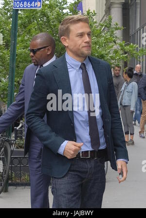 Charlie Hunnam leaving AOL Build Featuring: Charlie Hunnam Where ...