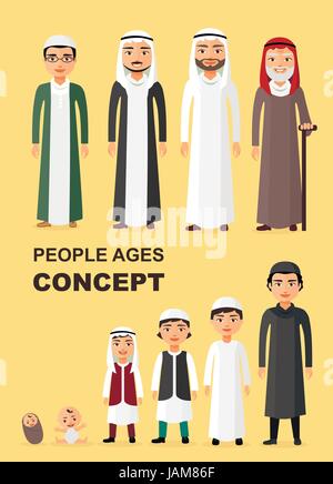 Man Group Generation Happy Father Day Holiday Banner Stock Vector Image ...