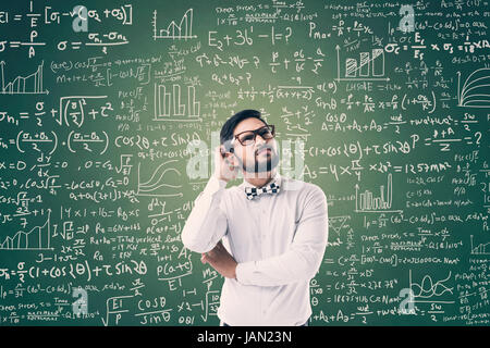 Student Solving Mathematical Problems On Laptop Stock Photo - Alamy