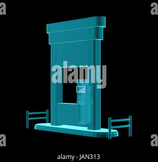 Gas Station. X-ray image Stock Photo - Alamy