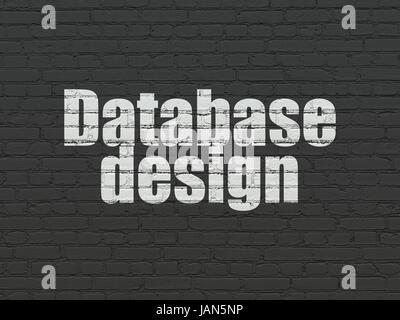 Software concept: Painted white text Java on Black Brick wall ...